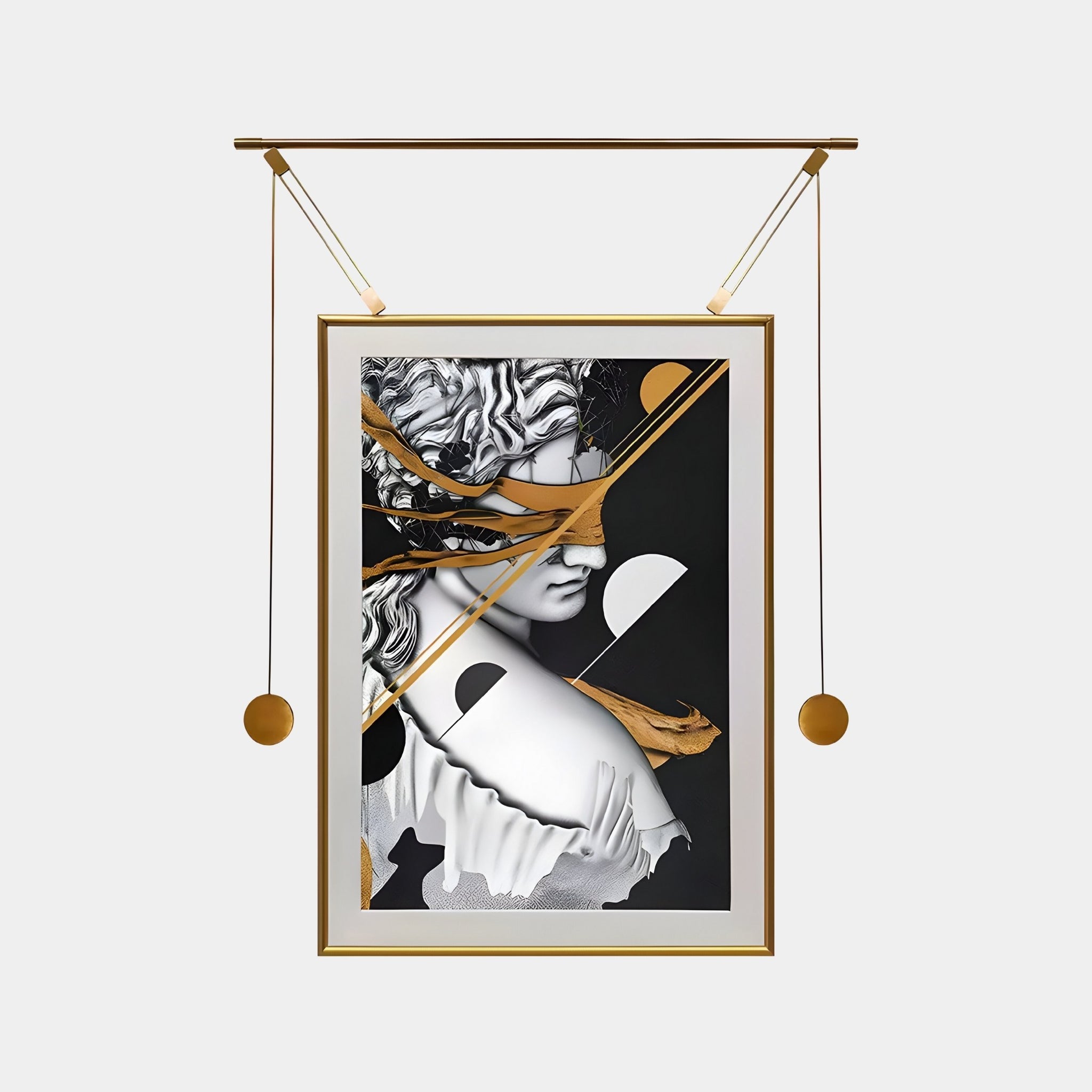 Eterna Classics Athena Replica Wall Art | Golden Frame Luxury Portrait