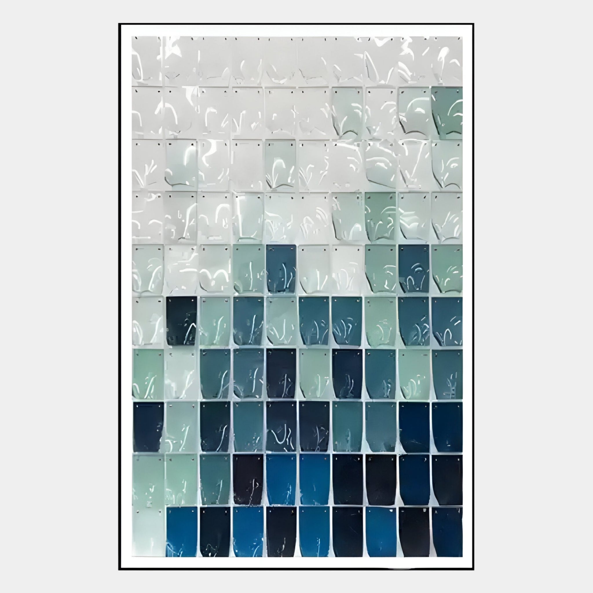 Tessela Ocean Mist Mosaic Acrylic 3D Wall Art | Calm Hue