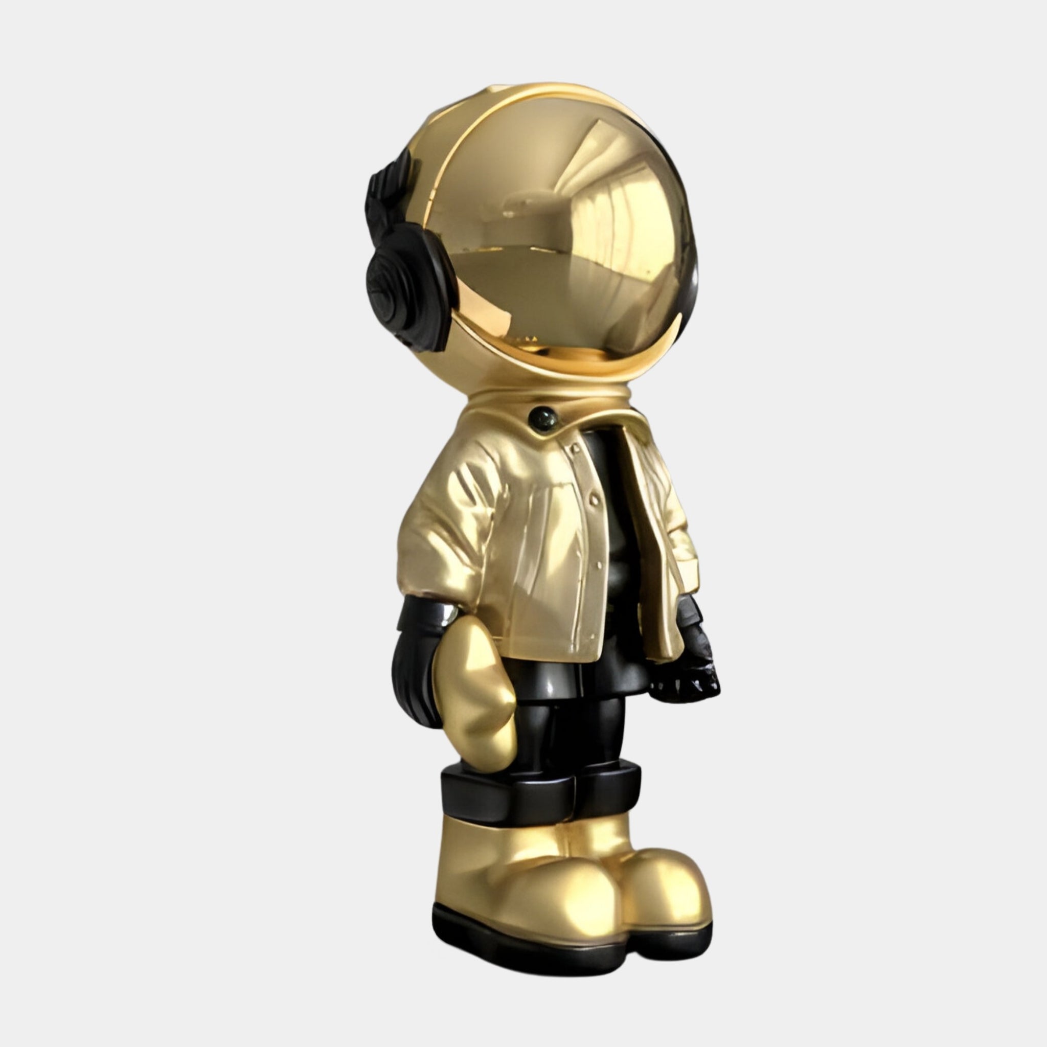Celestial Gold Astronaut Sculpture 70cm | Bold Space Décor