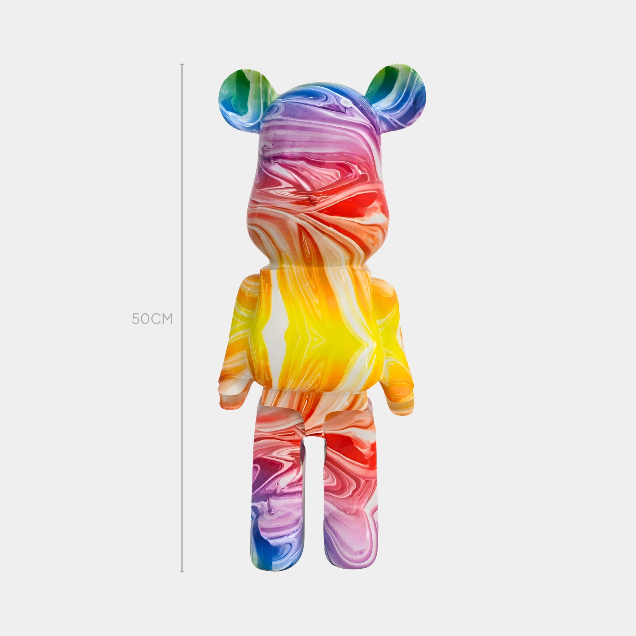 Verve Bear Sculpture 50cm | Contemporary Artistic Decor