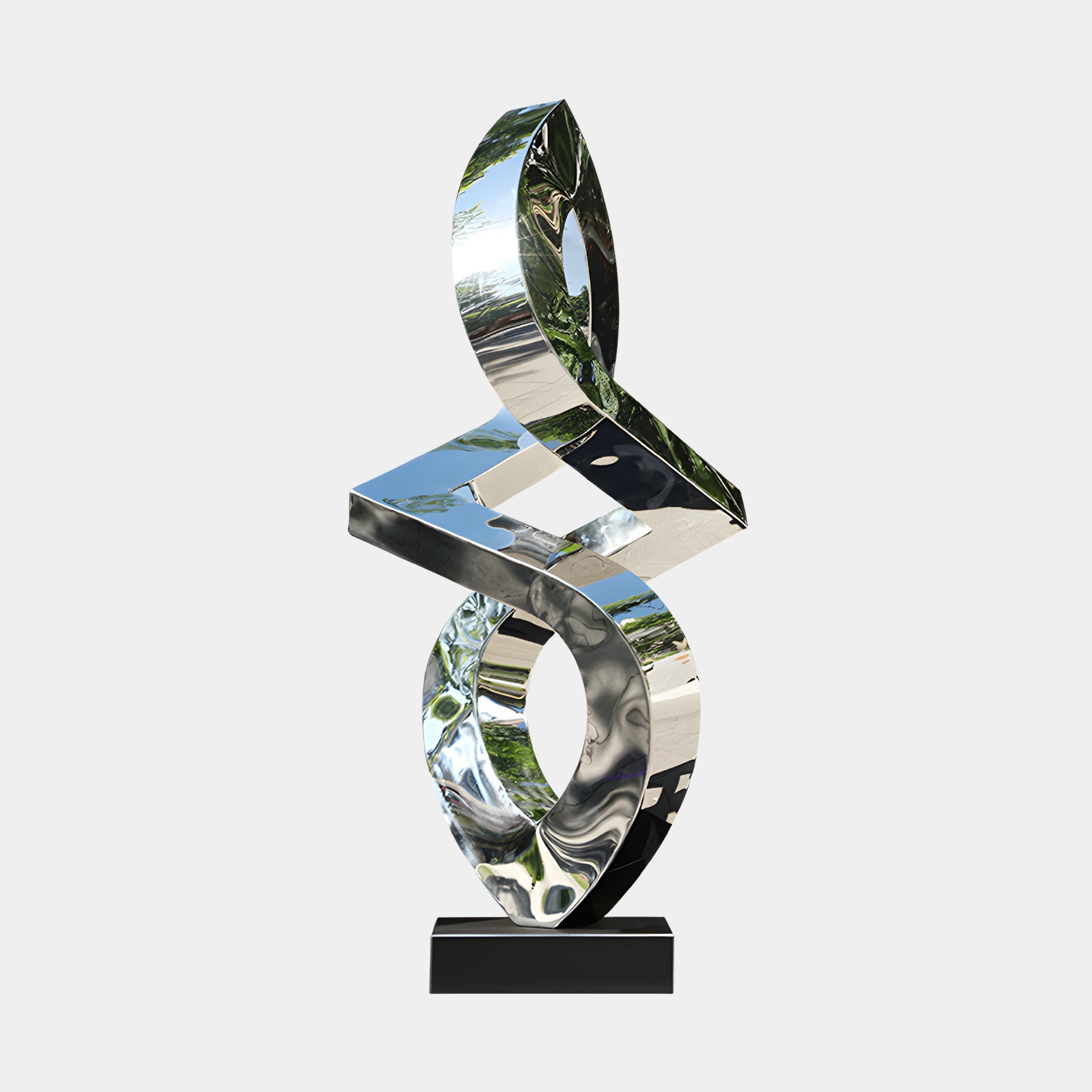 Infinity Arc Abstract Steel 98cm | Giant Sculptures