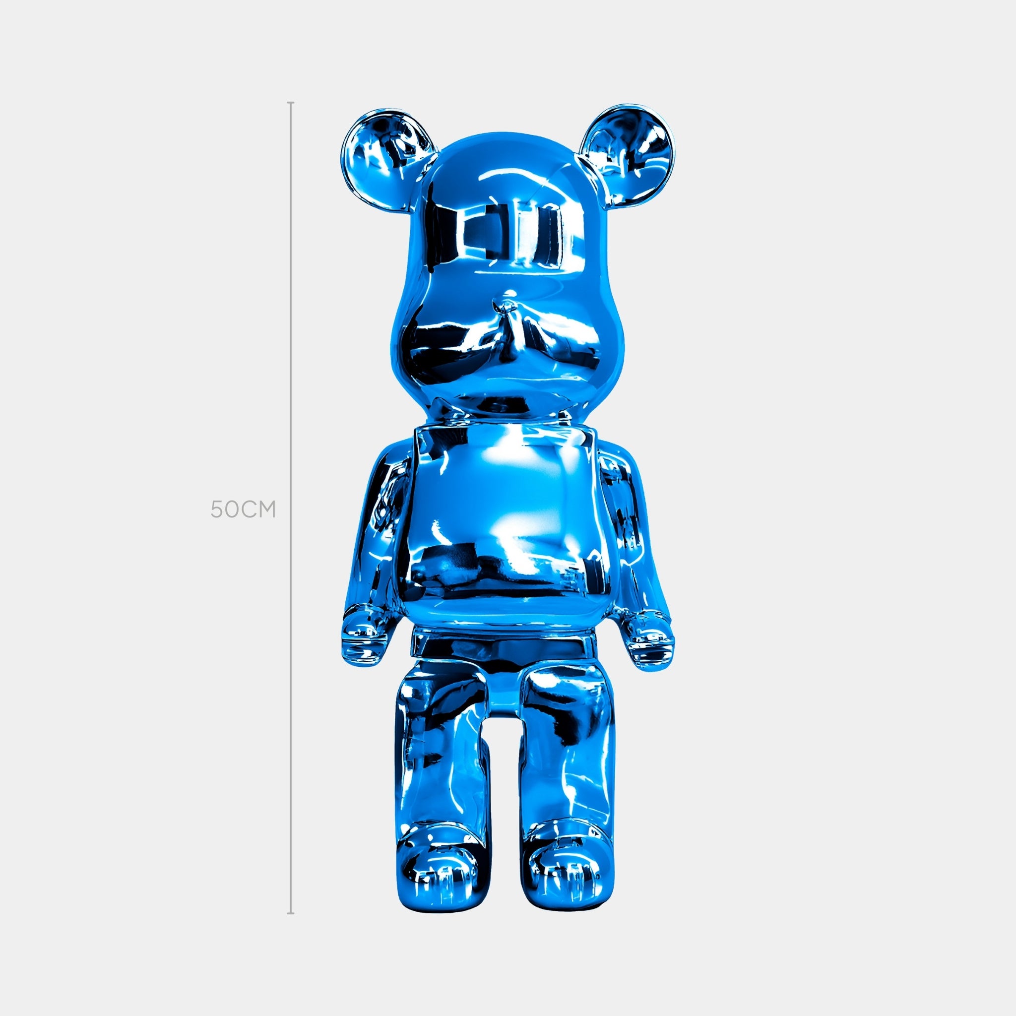 Sapphire Blue Bear Sculpture 50cm | Giant Sculptures