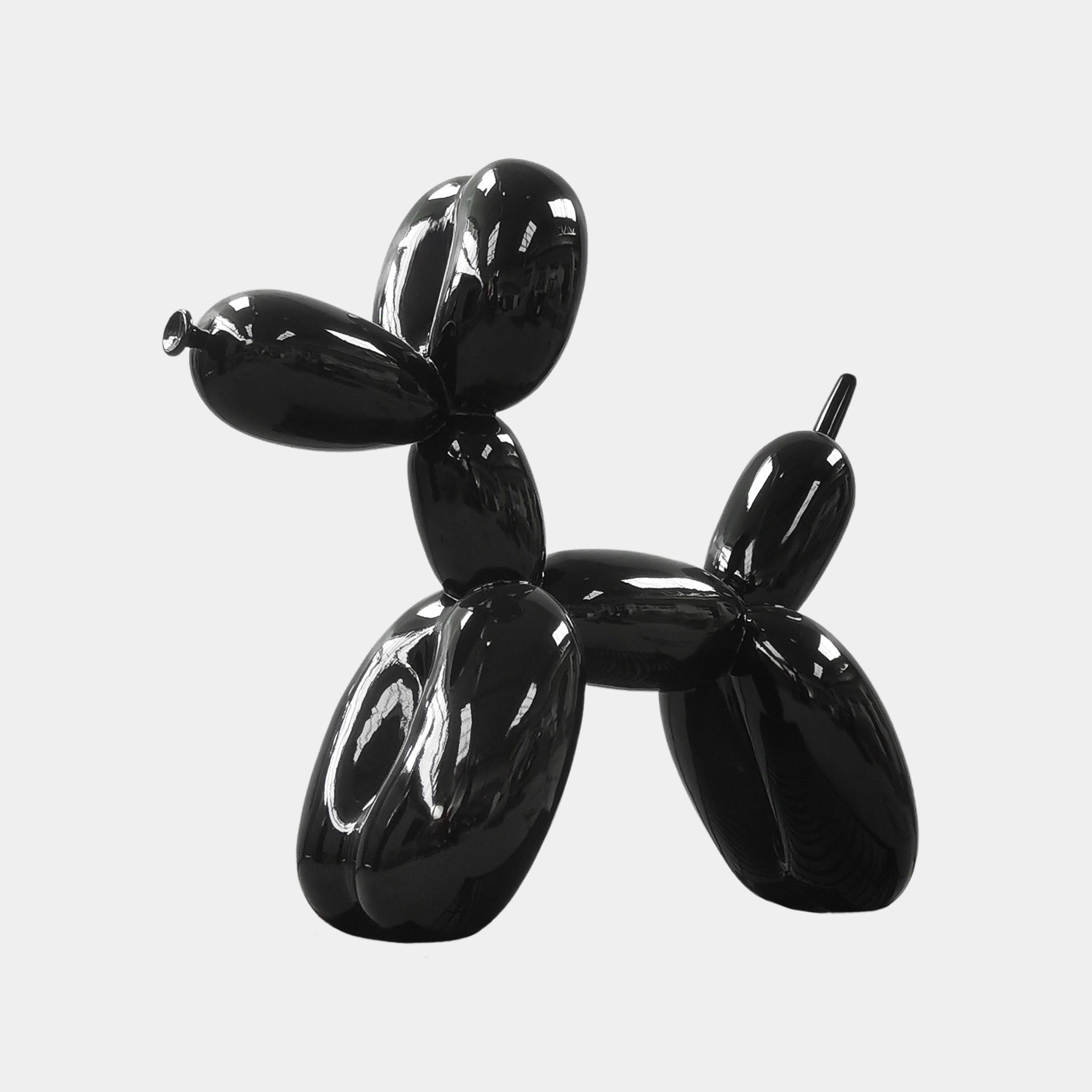 Onyx Black Balloon Dog Sculpture 80cm | Giant Sculptures