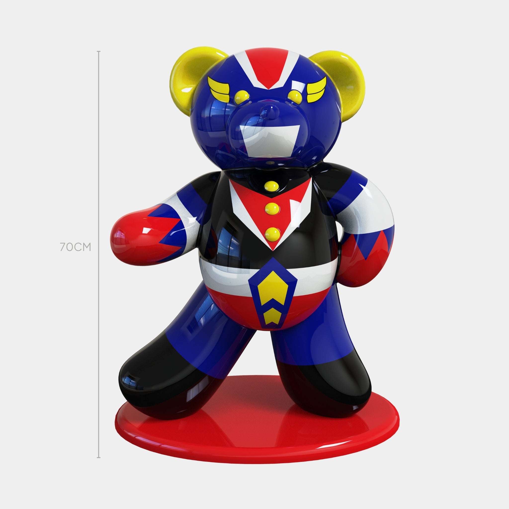 Gacko Goldorak Bear Sculpture 70cm | Giant Sculptures