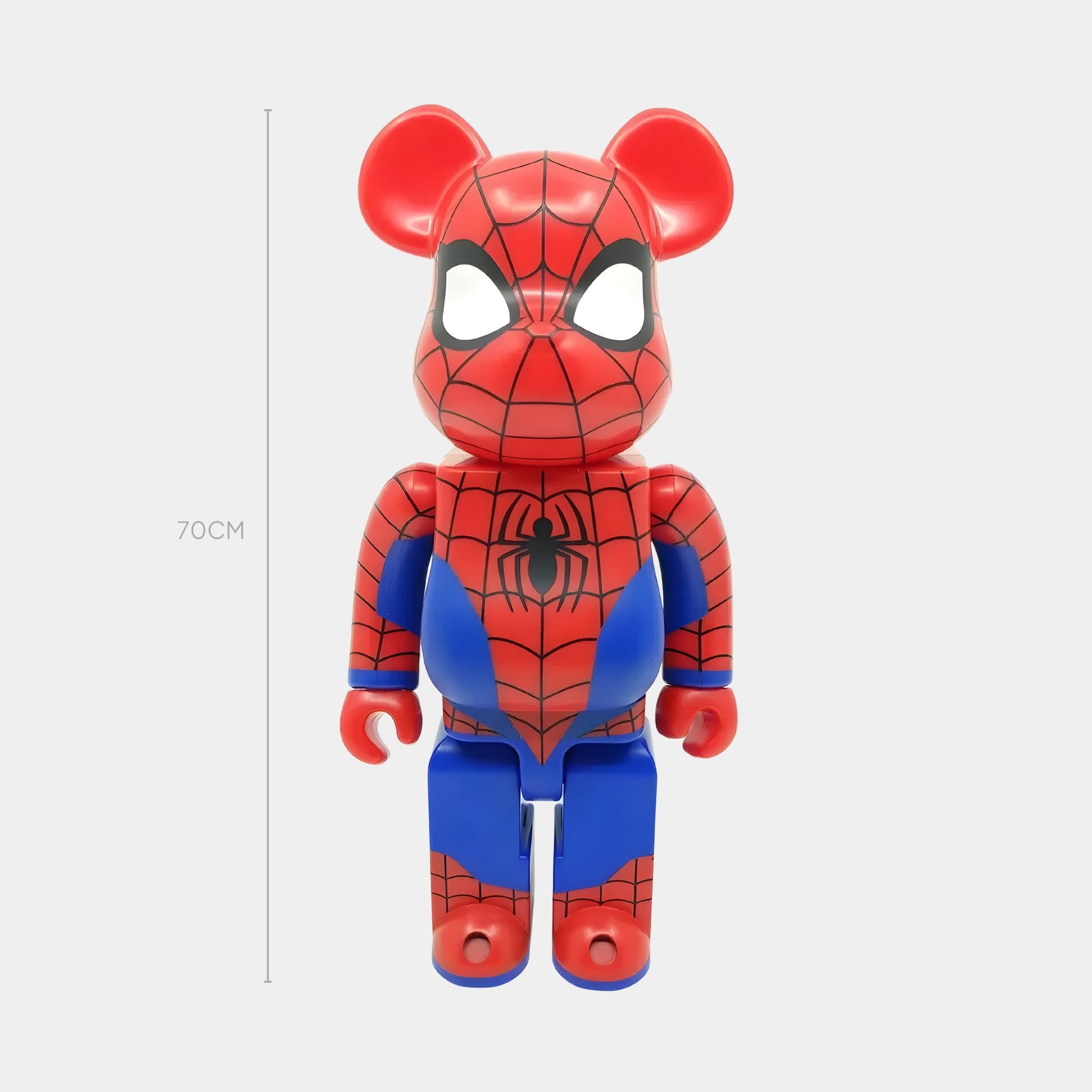 Glossy Spidey Web Bear Sculpture 70cm | Giant Sculptures
