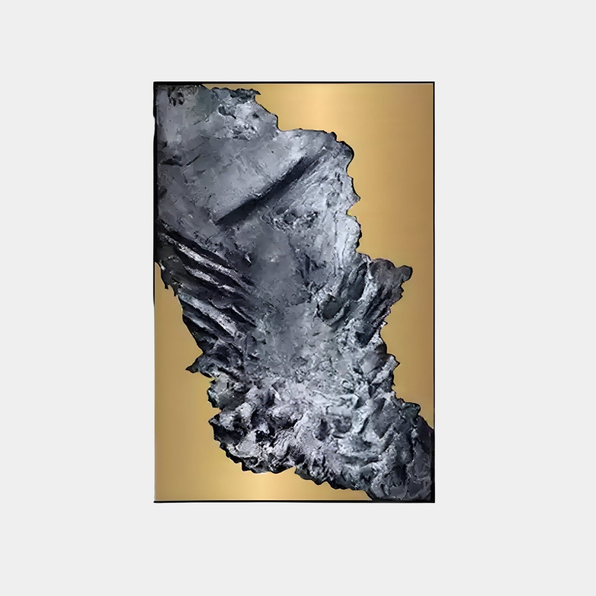 Terranica Metallic Crust Abstract Metal Wall Art | Handcrafted Design