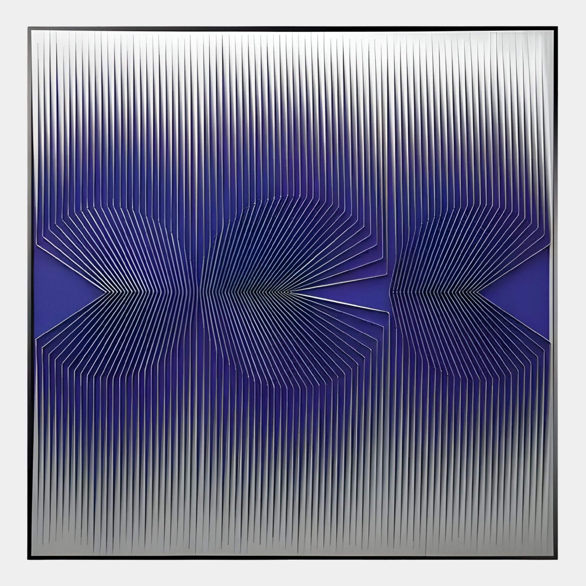 Vectra Purple Orbital 3D Leather Wall Art | Modern Design