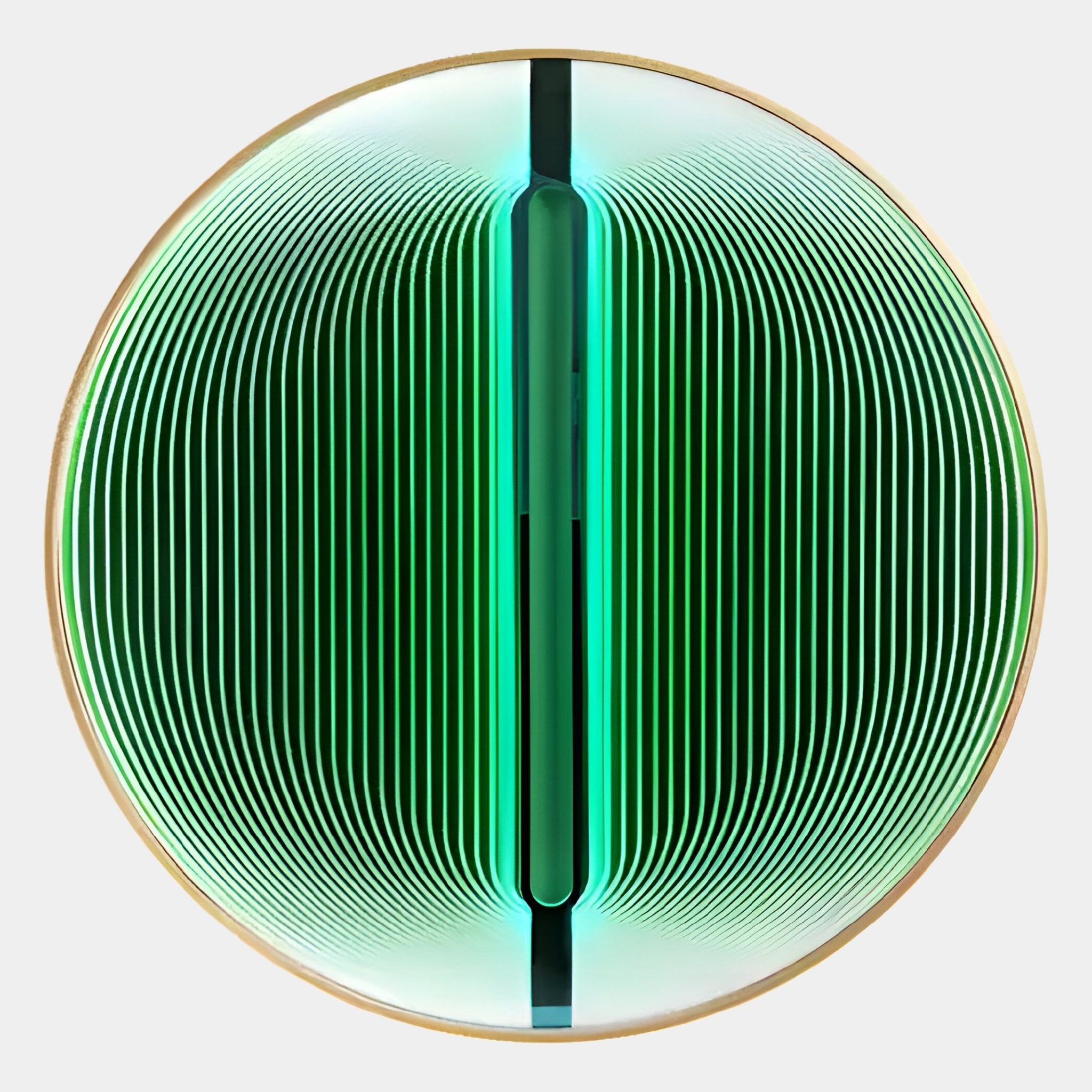 Onyx Emerald Veil Acrylic 3D LED Wall Art | Giant Sculptures