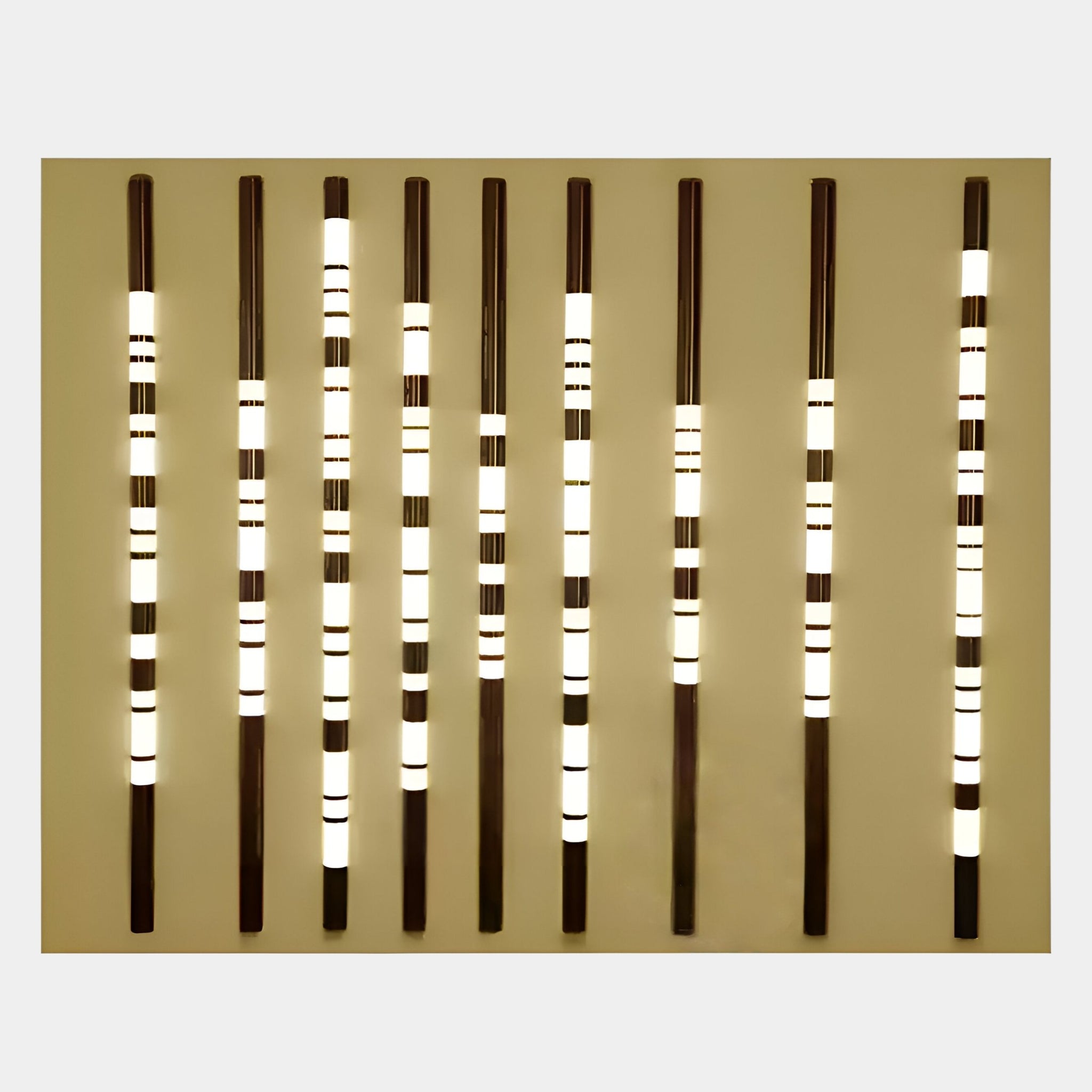 Strata Gold LED Wall Art | Giant Sculptures