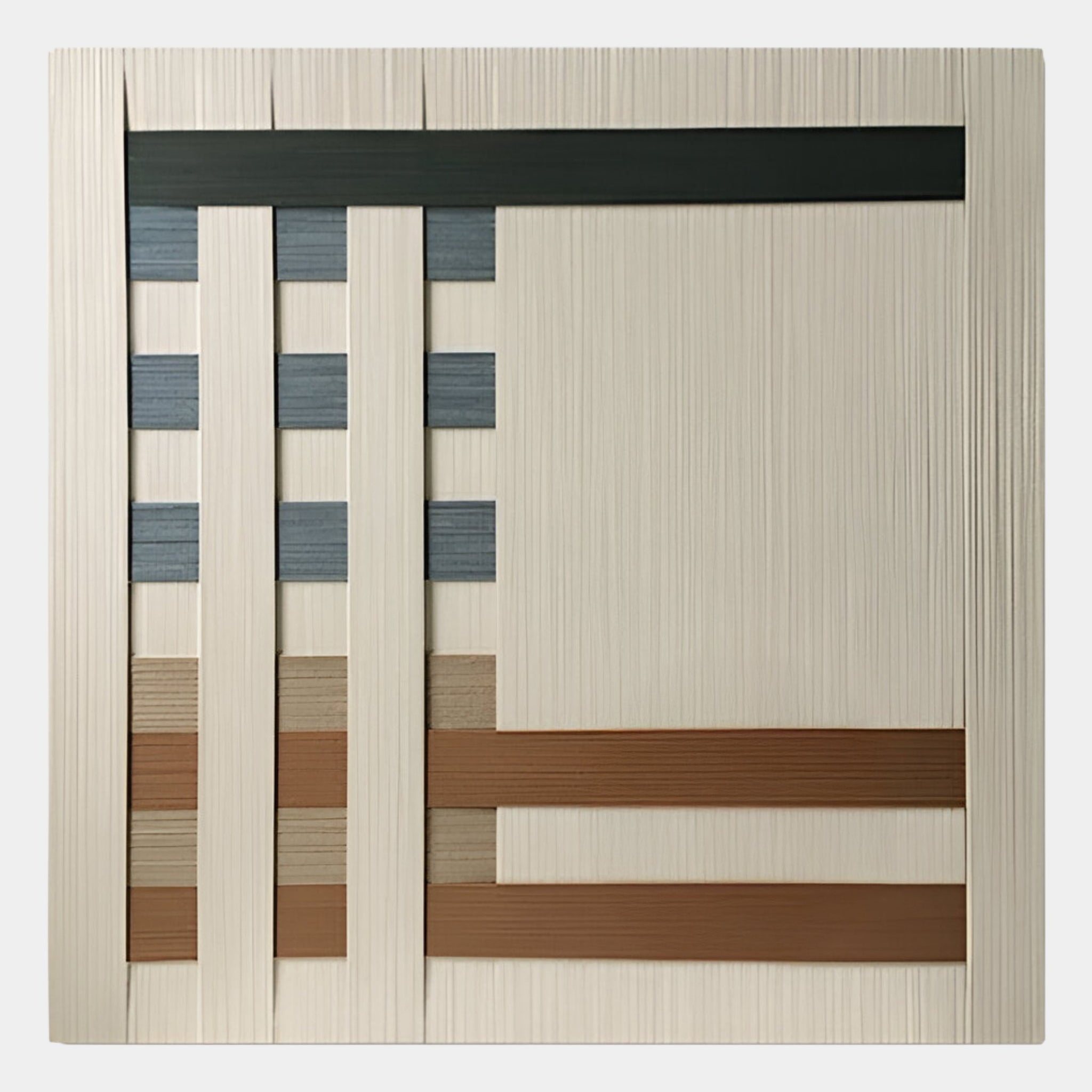 Tessella Blue & Sand Yarn 3D Wall Art | Giant Sculptures