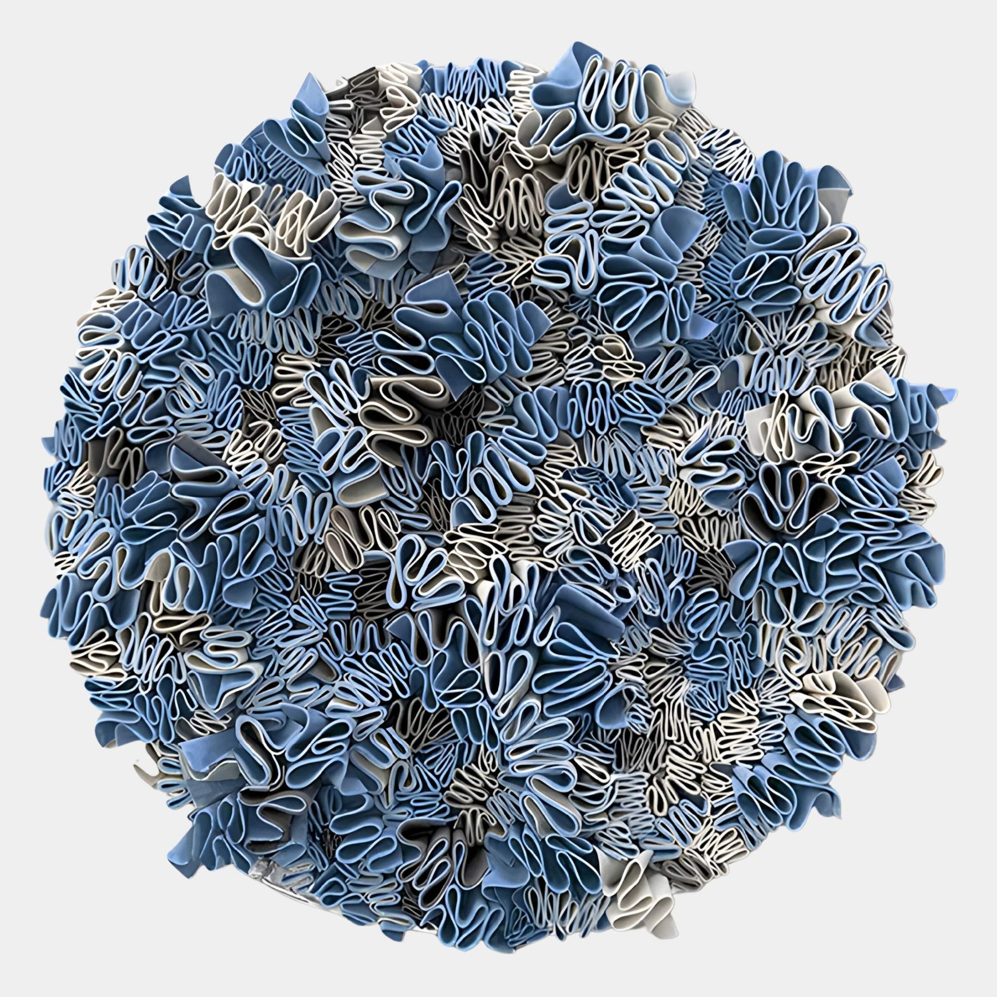 Rivora Blue Ribbon Leather Circular... | Giant Sculptures