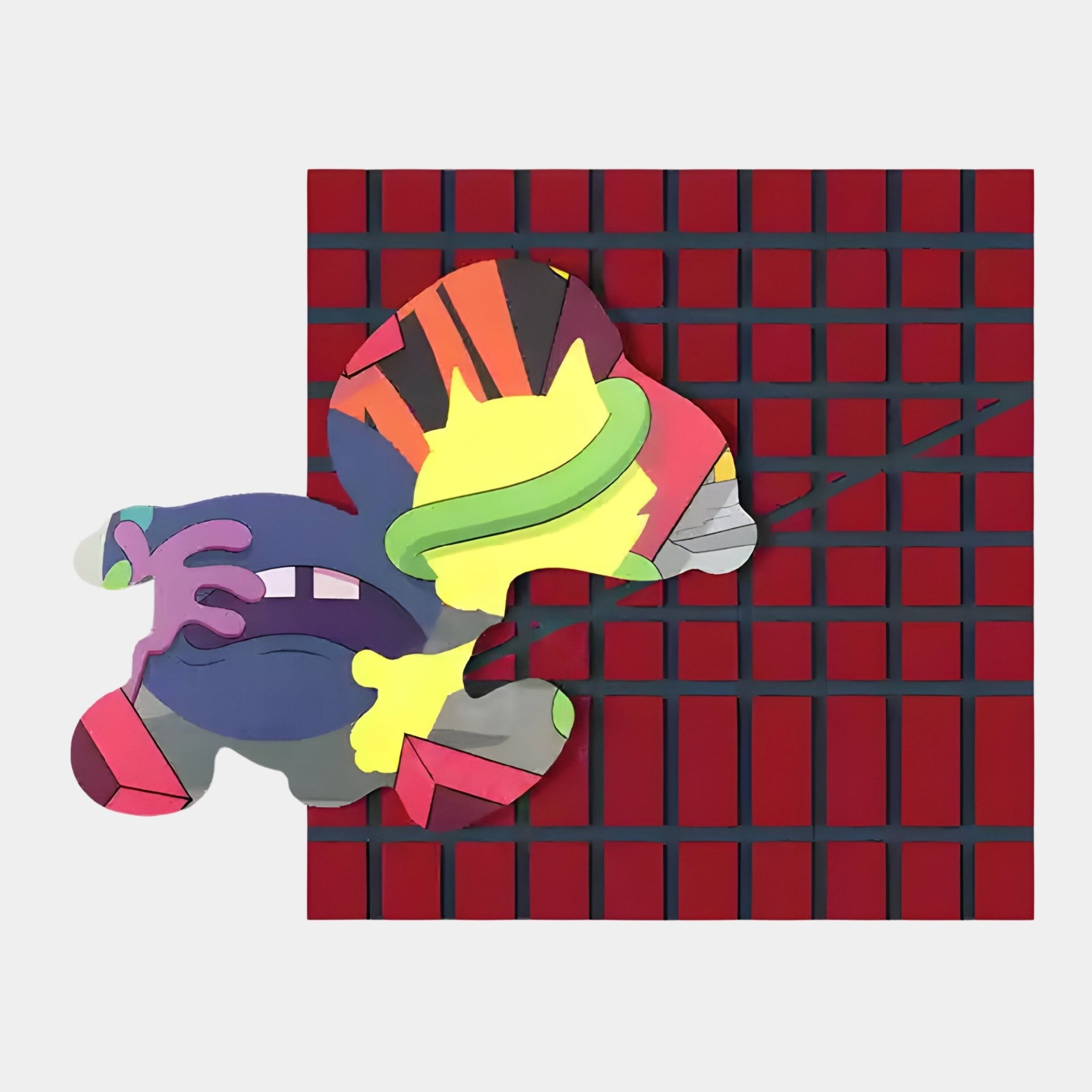 Snoopy Gridz Pulse Runner 3D Wall Art | Giant Sculptures