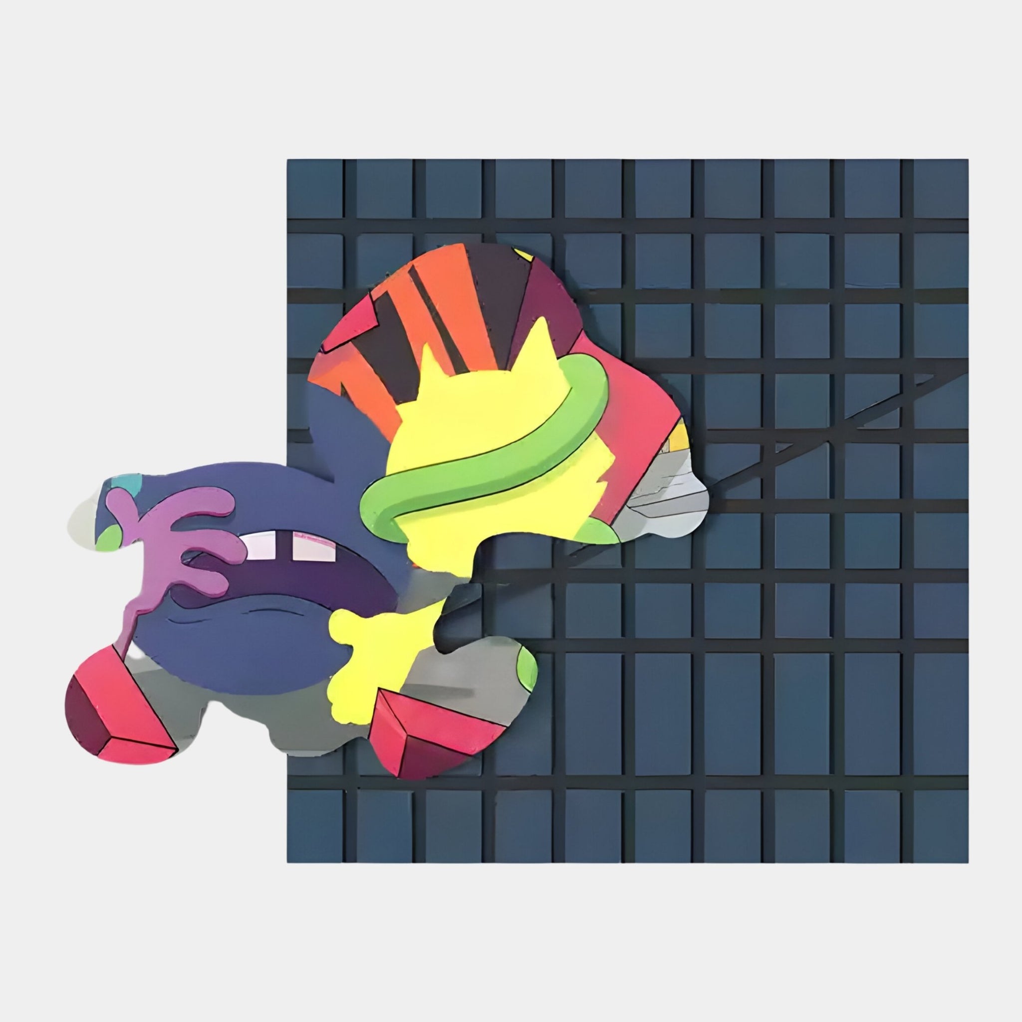 Snoopy Gridz Pulse Runner Night 3D Wall Art | Pop Movement Decor