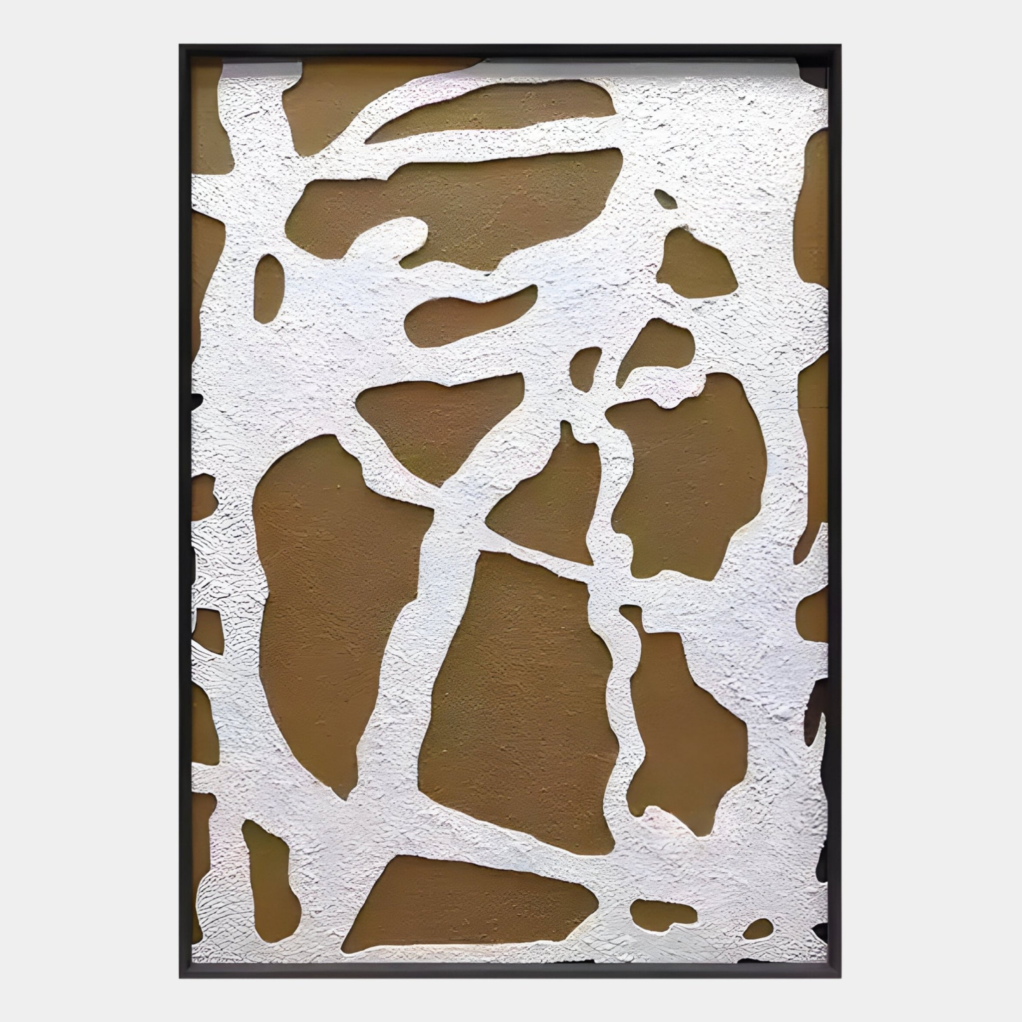 Drosan Bark Trace II 3D Wall Art | Textured Carved Panel