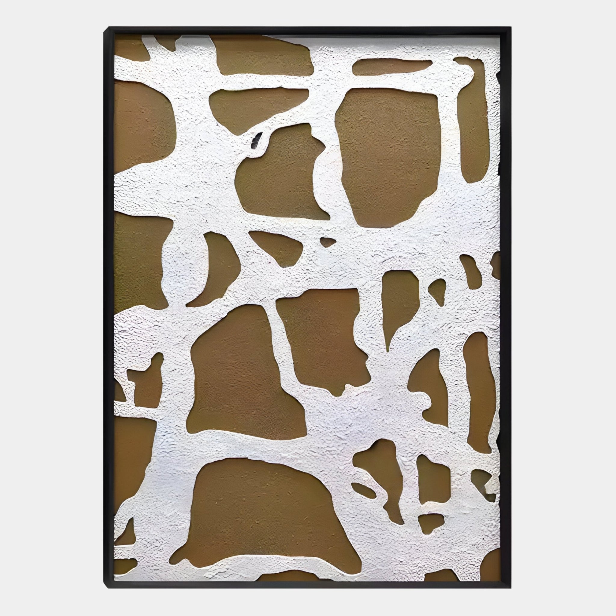 Drosan Bark Trace III 3D Wall Art | Textured Abstract Relief Panel