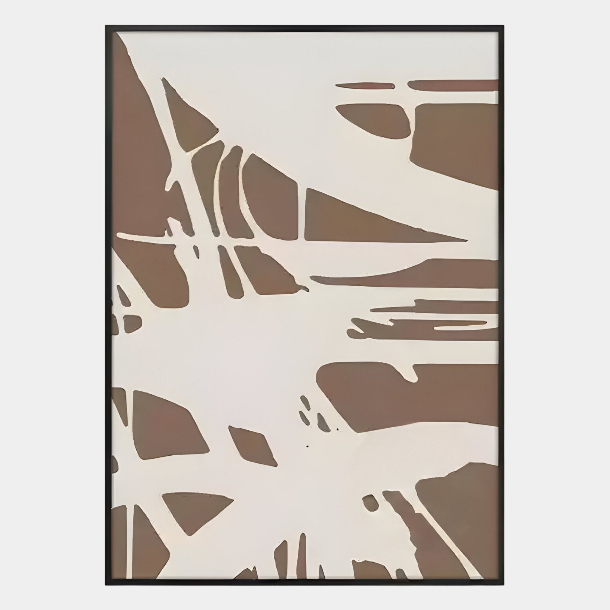 Deralin Mocha Trace 3D Wall Art | Sculptural Abstract Decor