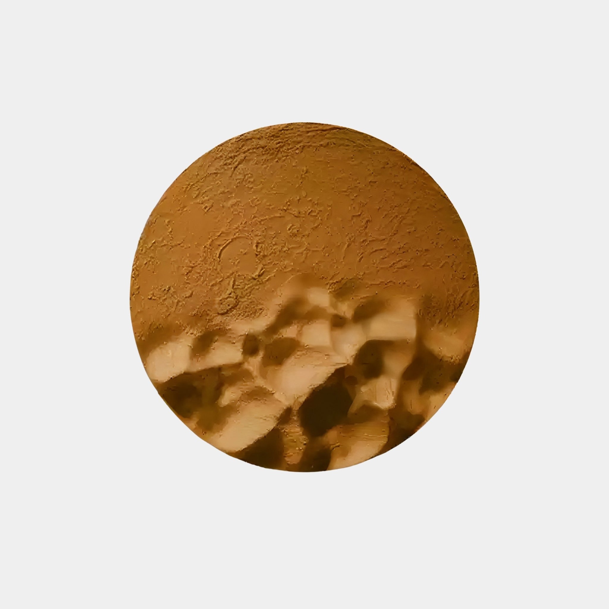 Solivis Bronze 3D Wood Relief Wall Art | Round Mural Design