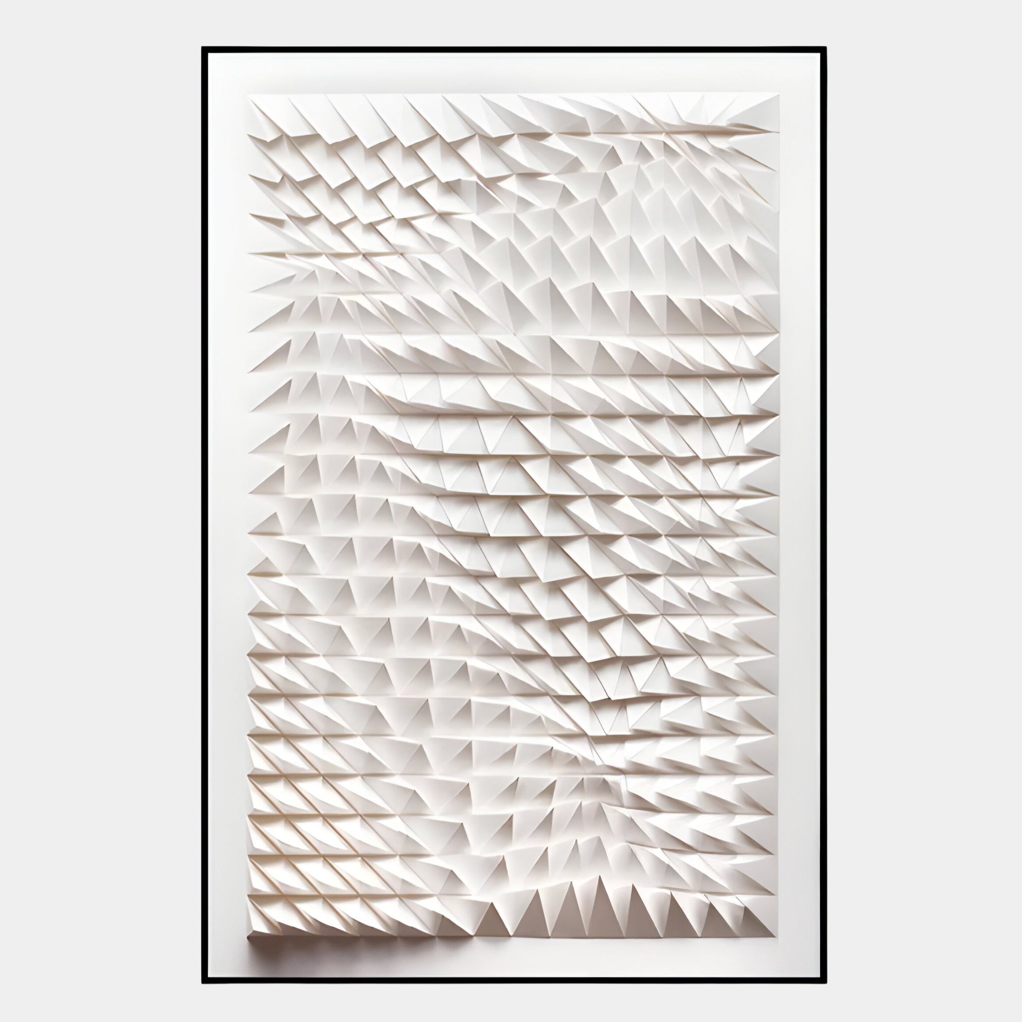 Elorium White Weave 3D Relief Wall Art | Modern Textural Elegance
