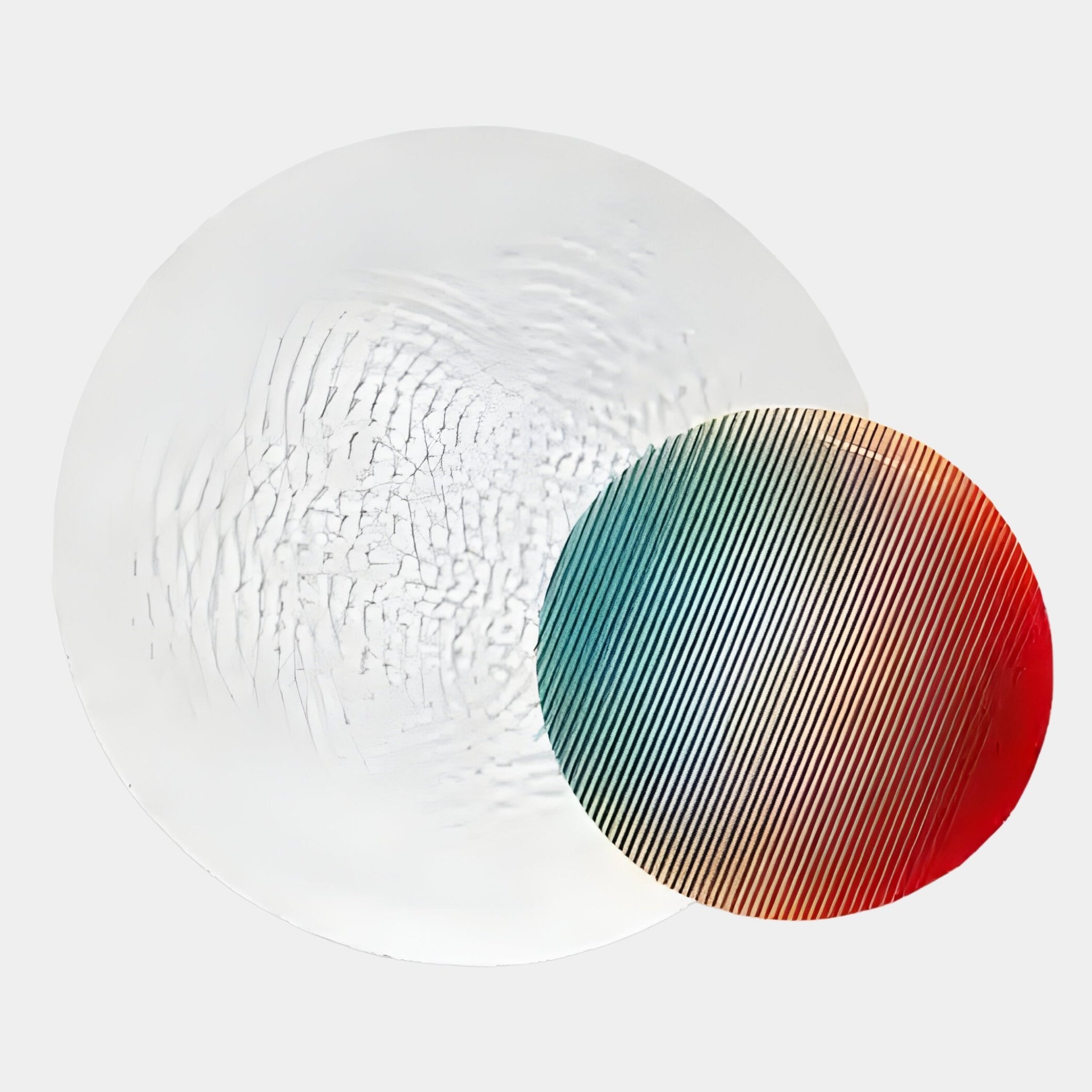 Lucentis White & Multicolour Wall Art | Stunning 3D Relief