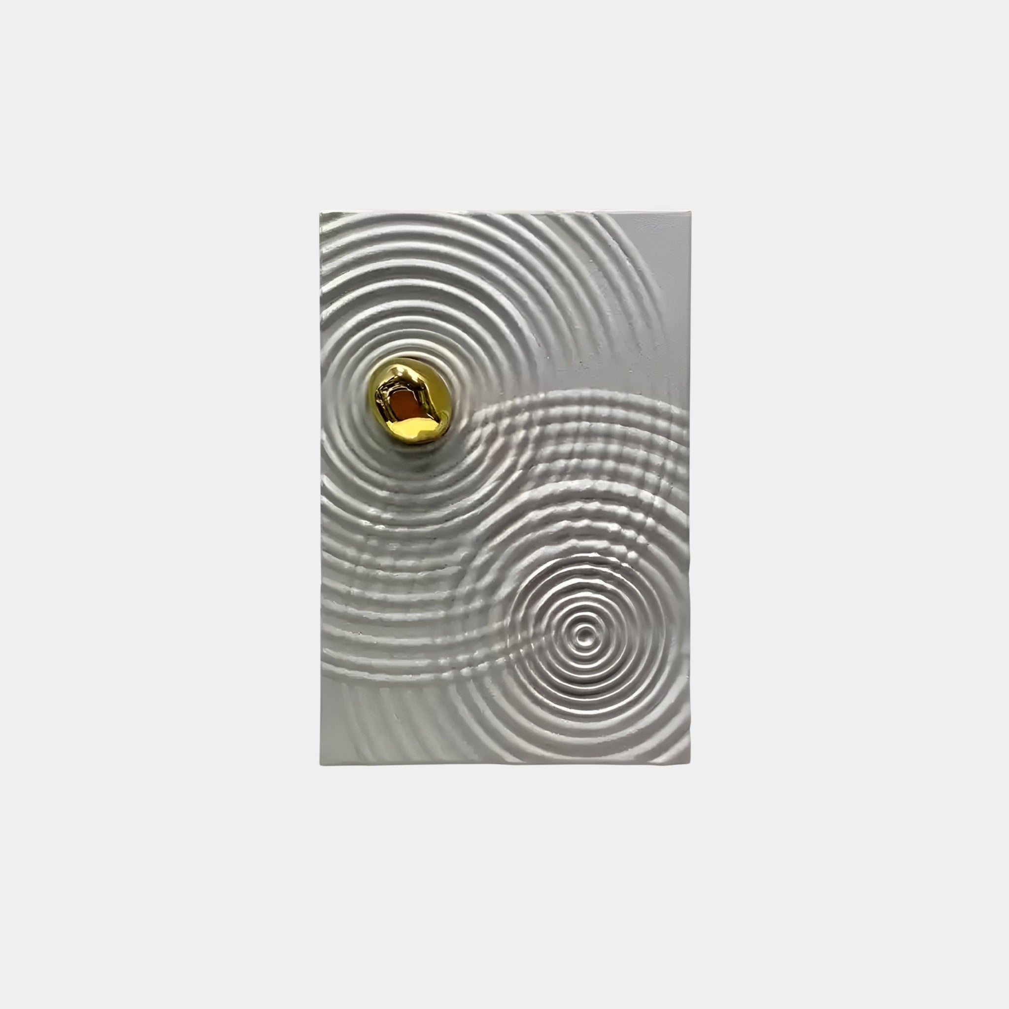 Calidora Golden Ripple 3D Relief Wall Art | Modern Subtle Luxury