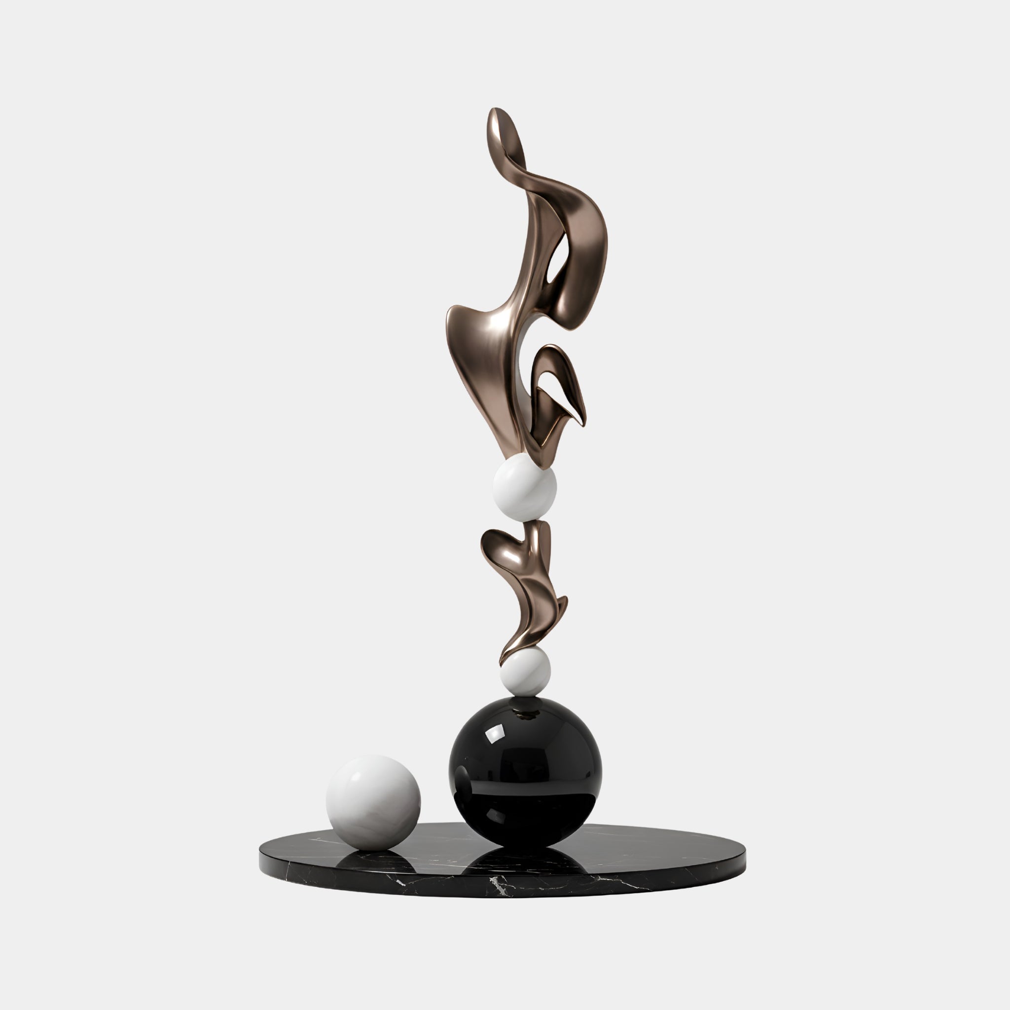 Balance Bronze Abstract Steel Sculpture - 163cm | Dynamic Modern Art