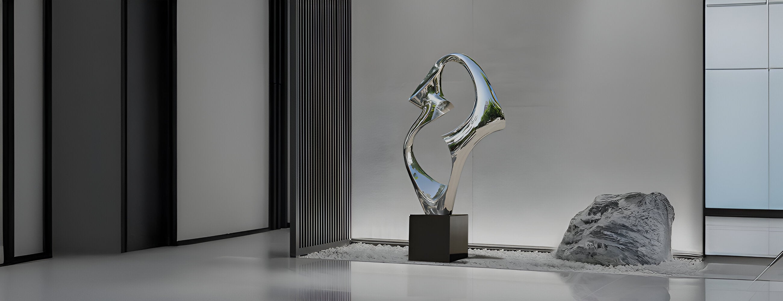 Desert Phantom Labubu Mecha Sculpture | 100cm Retro-Futuristic Display